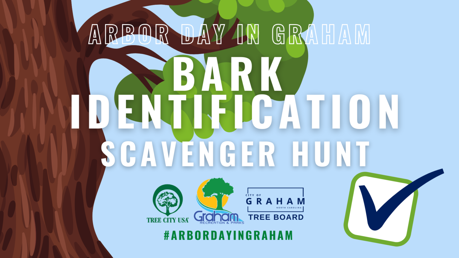 Bark Identification Scavenger Hunt – Last Day - City of Graham, NC