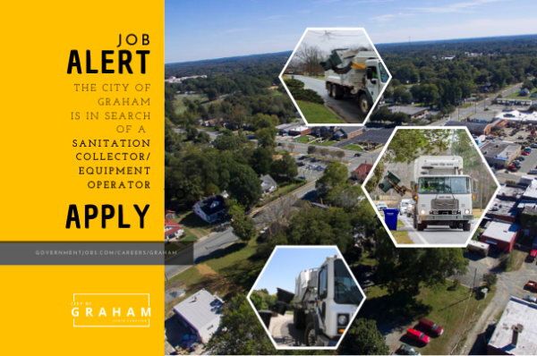 The City of Graham, is hiring - City of Graham, NC