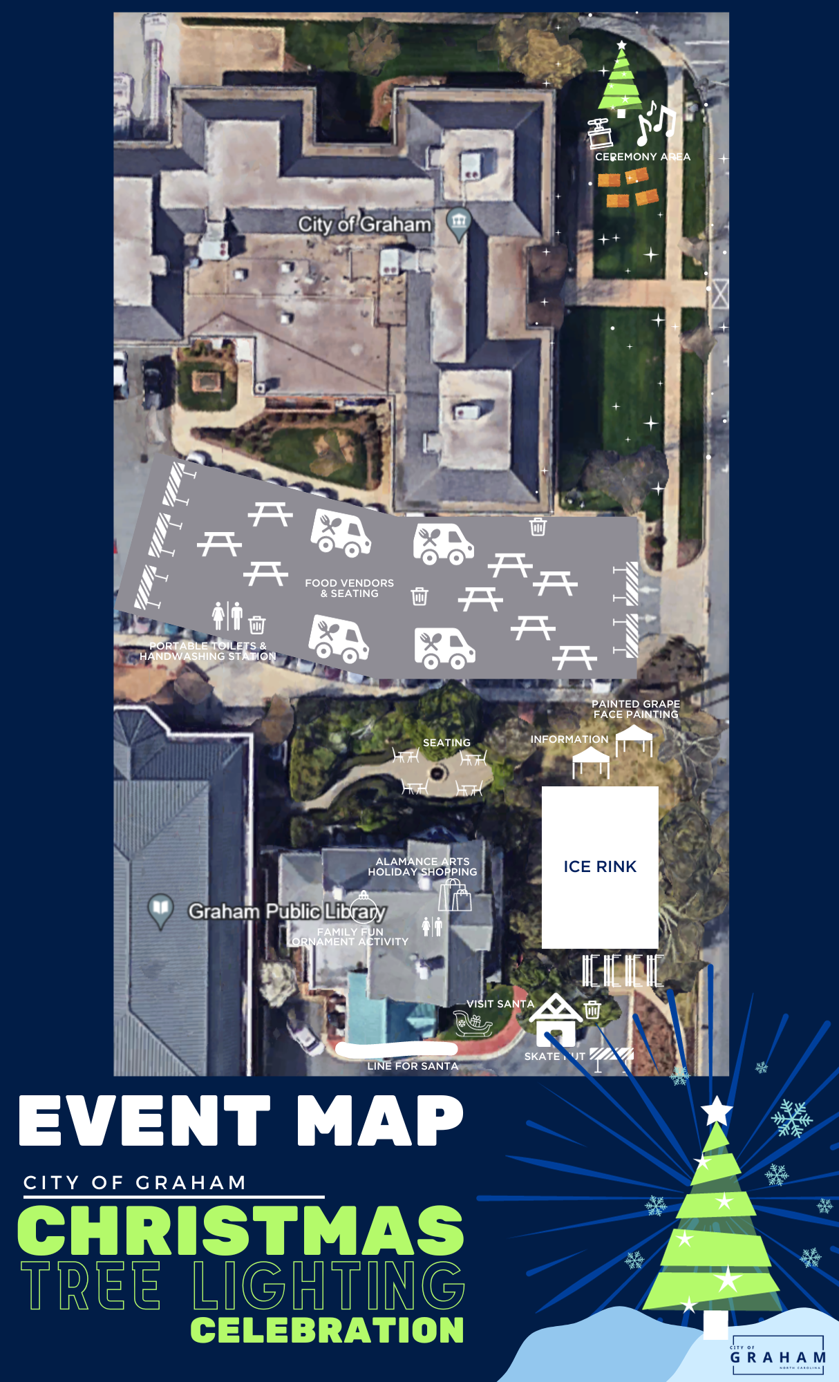 GRPD Special Christmas Tree Lighting - City of Graham, NC